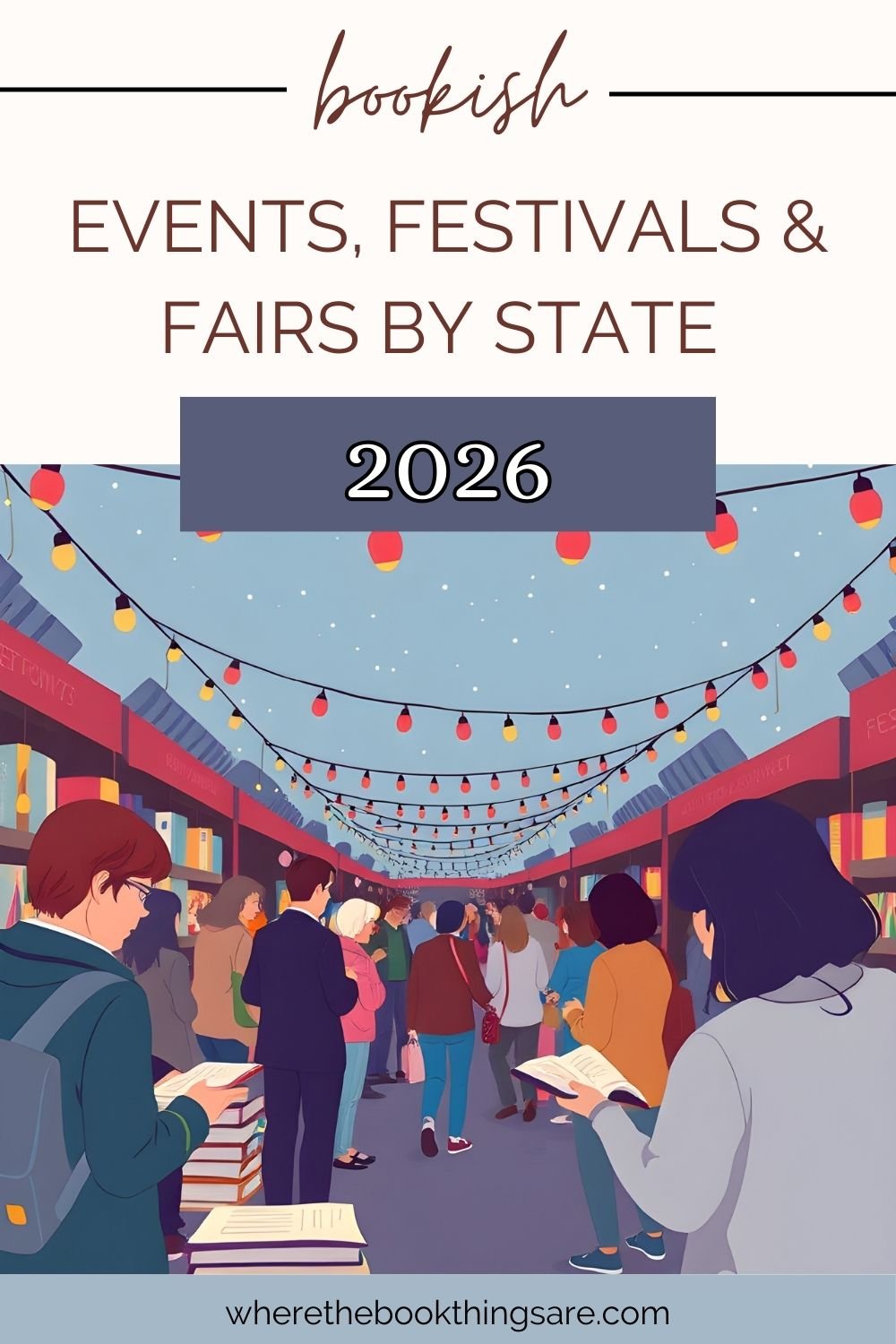 2026 Book Events By State - Where The Book Things Are